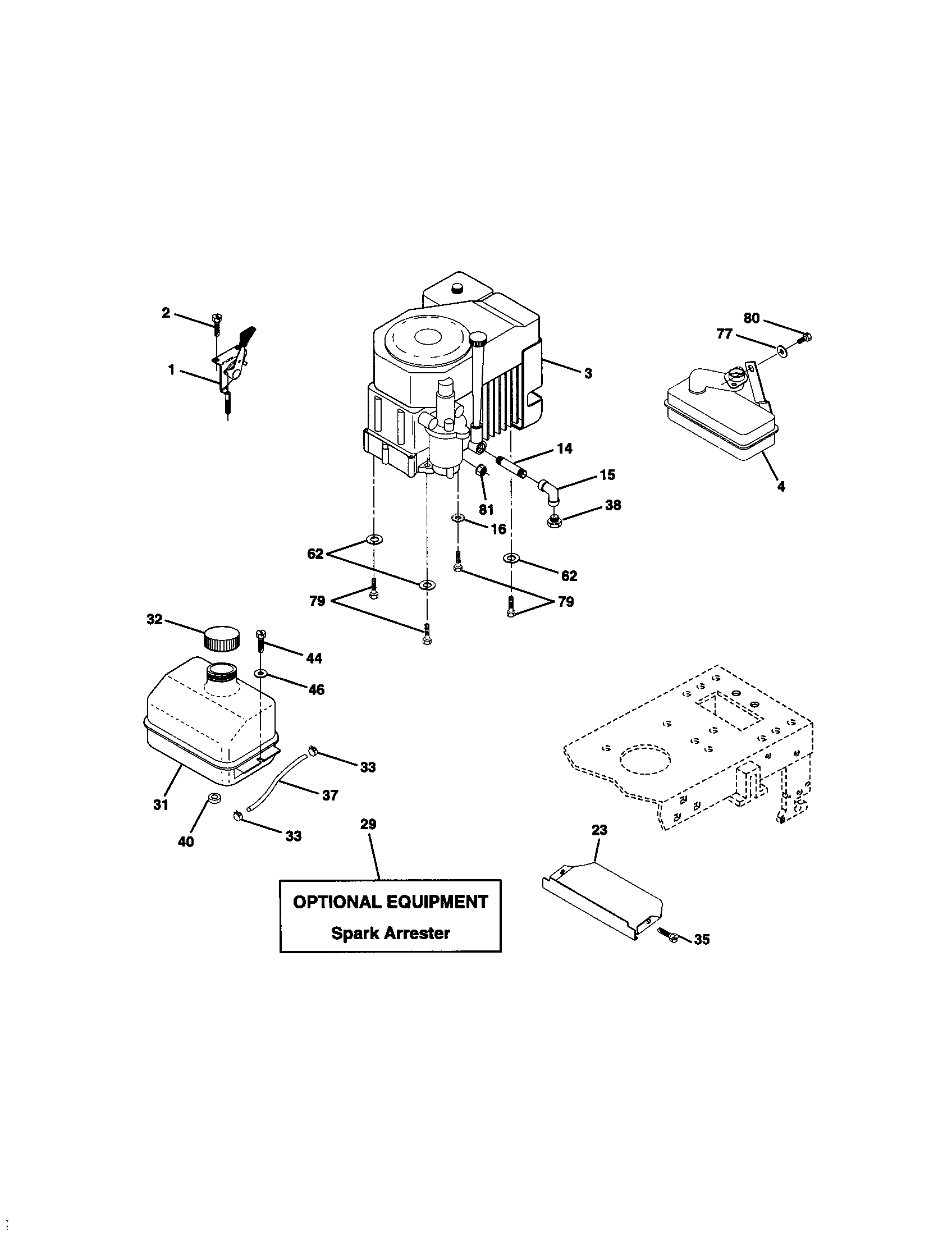 Page - 29 Official Craftsman 917271080 front-engine lawn tractor parts ...