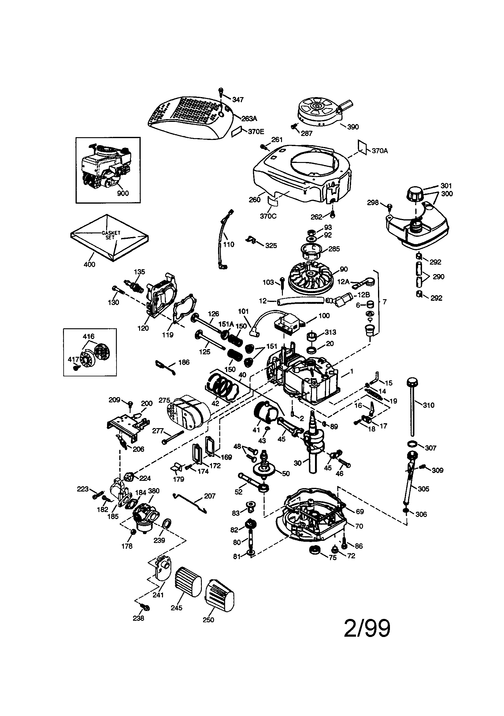 Page - 23 Official Craftsman 143996516 lawn & garden engine parts ...