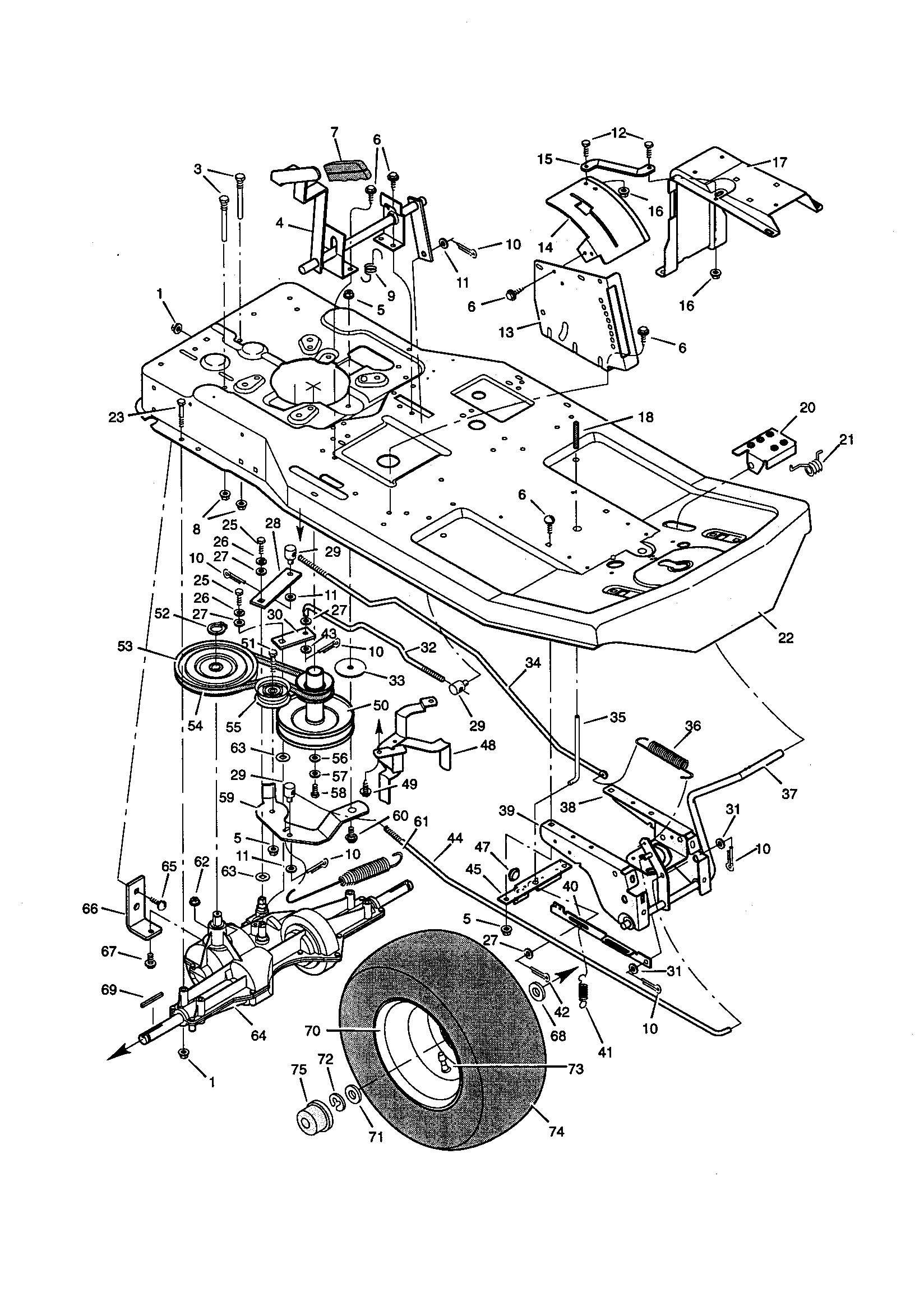 Official Craftsman 536270211 rear-engine riding mower parts | Sears ...