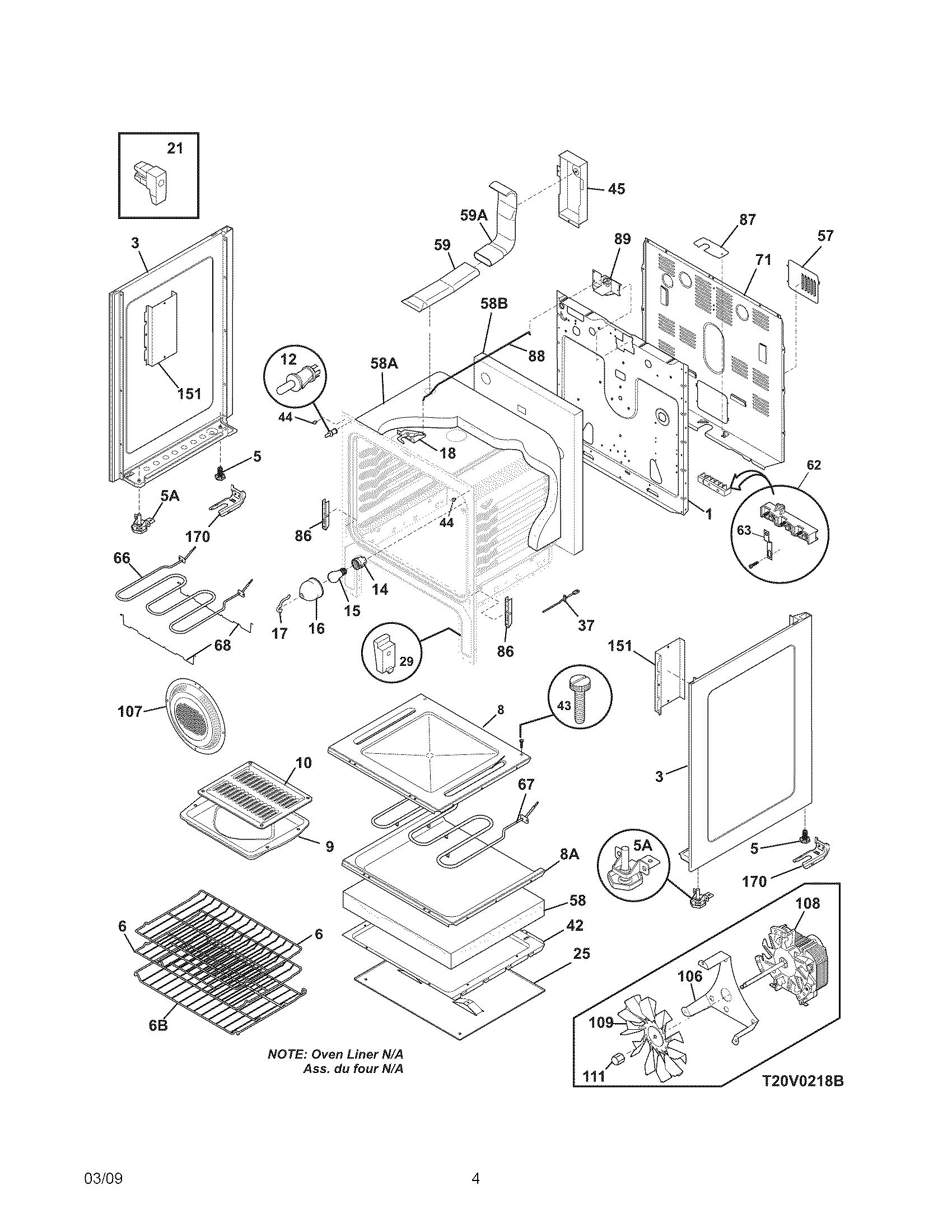 Official Frigidaire FEFL79JSB electric range parts | Sears PartsDirect