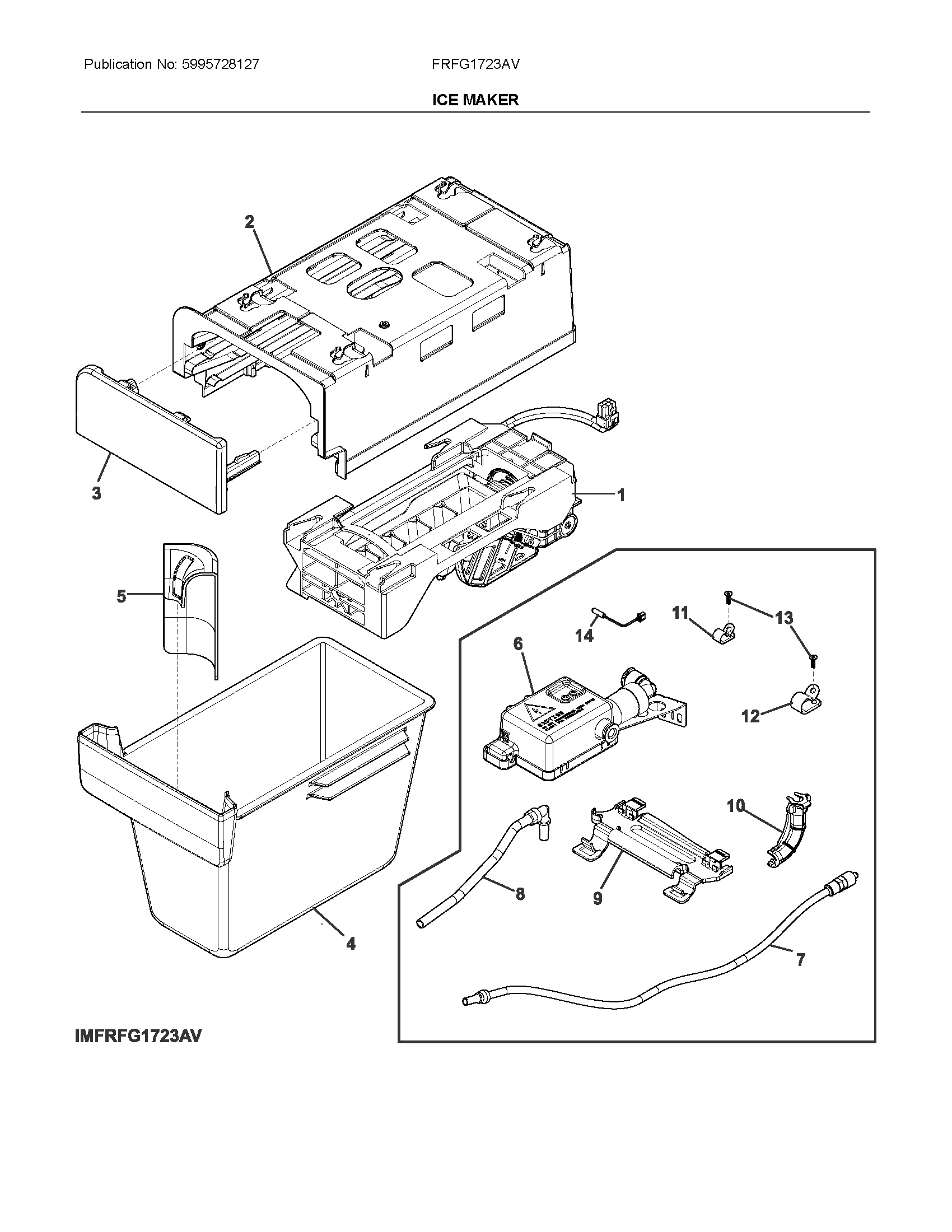 Official Frigidaire FRFG1723AV bottom-mount refrigerator parts | Sears ...