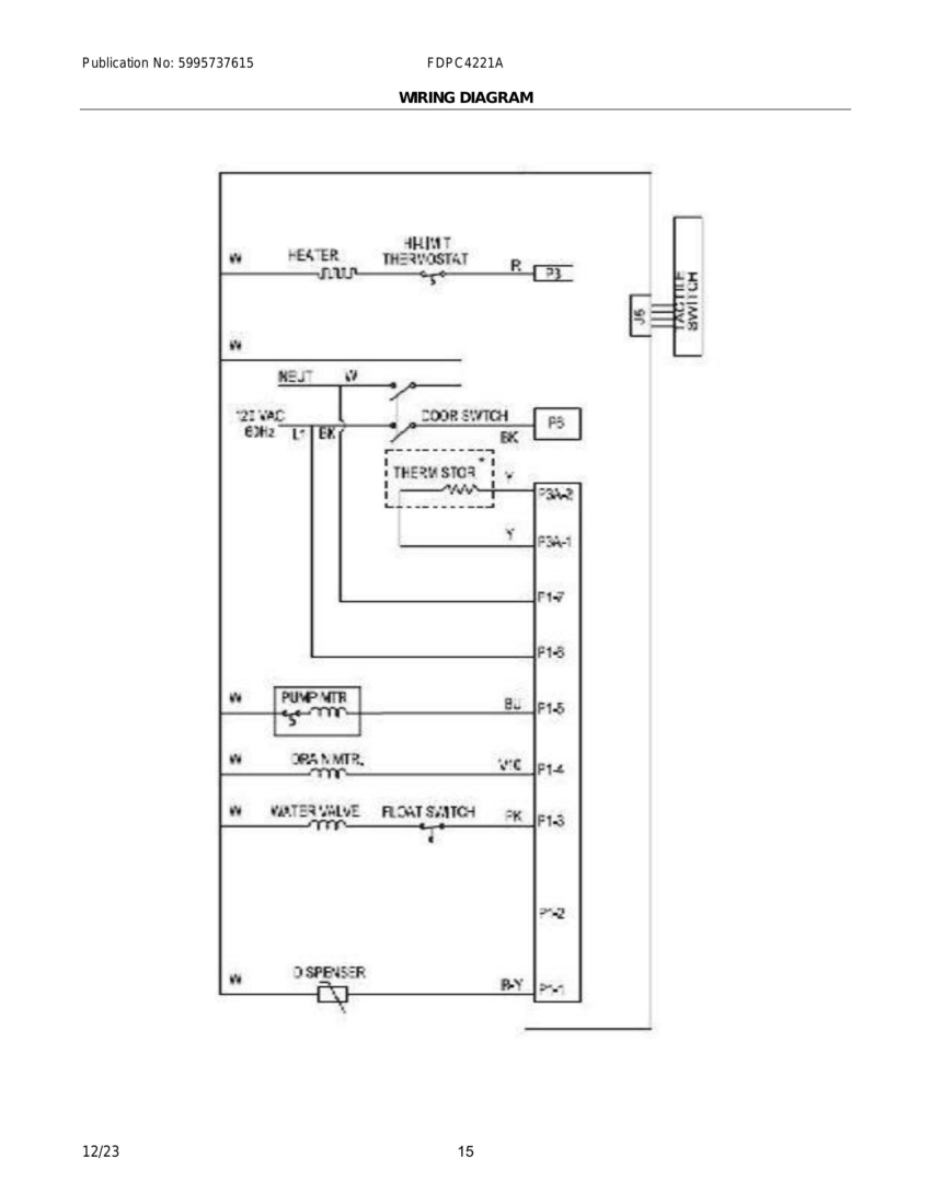Frigidaire FDPC4221AS3A dishwasher Parts | Diagrams | Sears PartsDirect