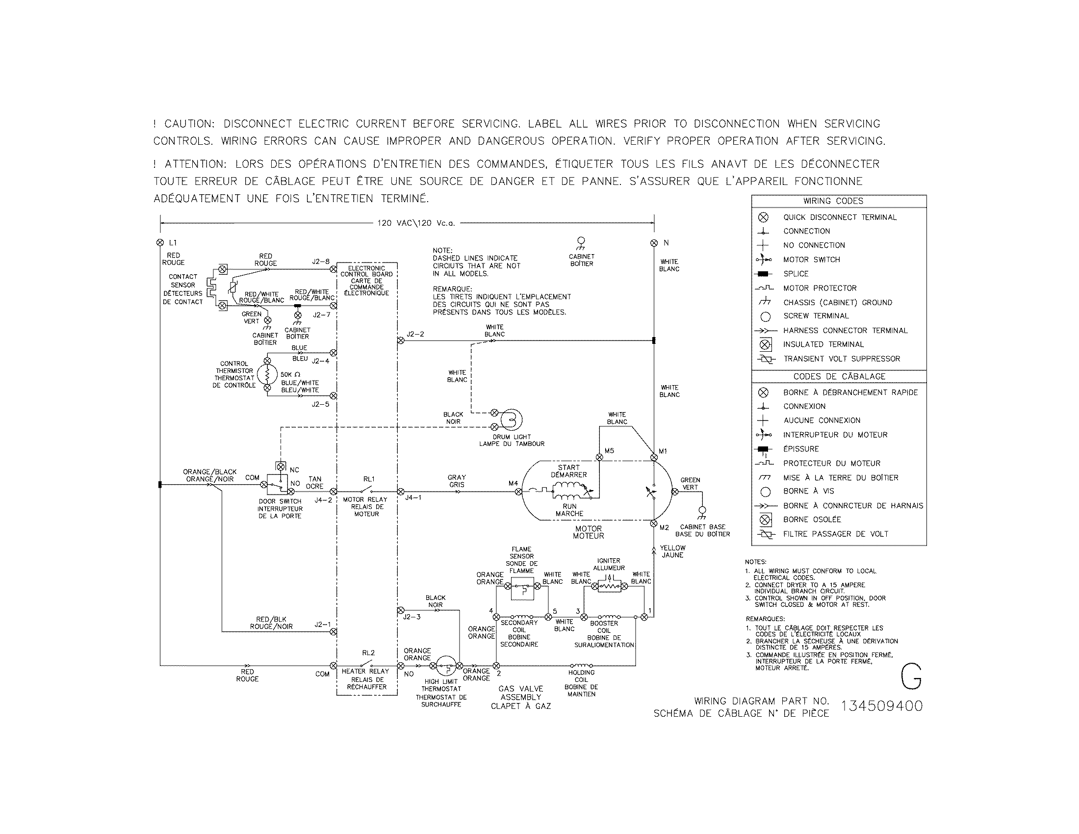 Official Frigidaire GLEQ2152ES1 dryer parts | Sears PartsDirect