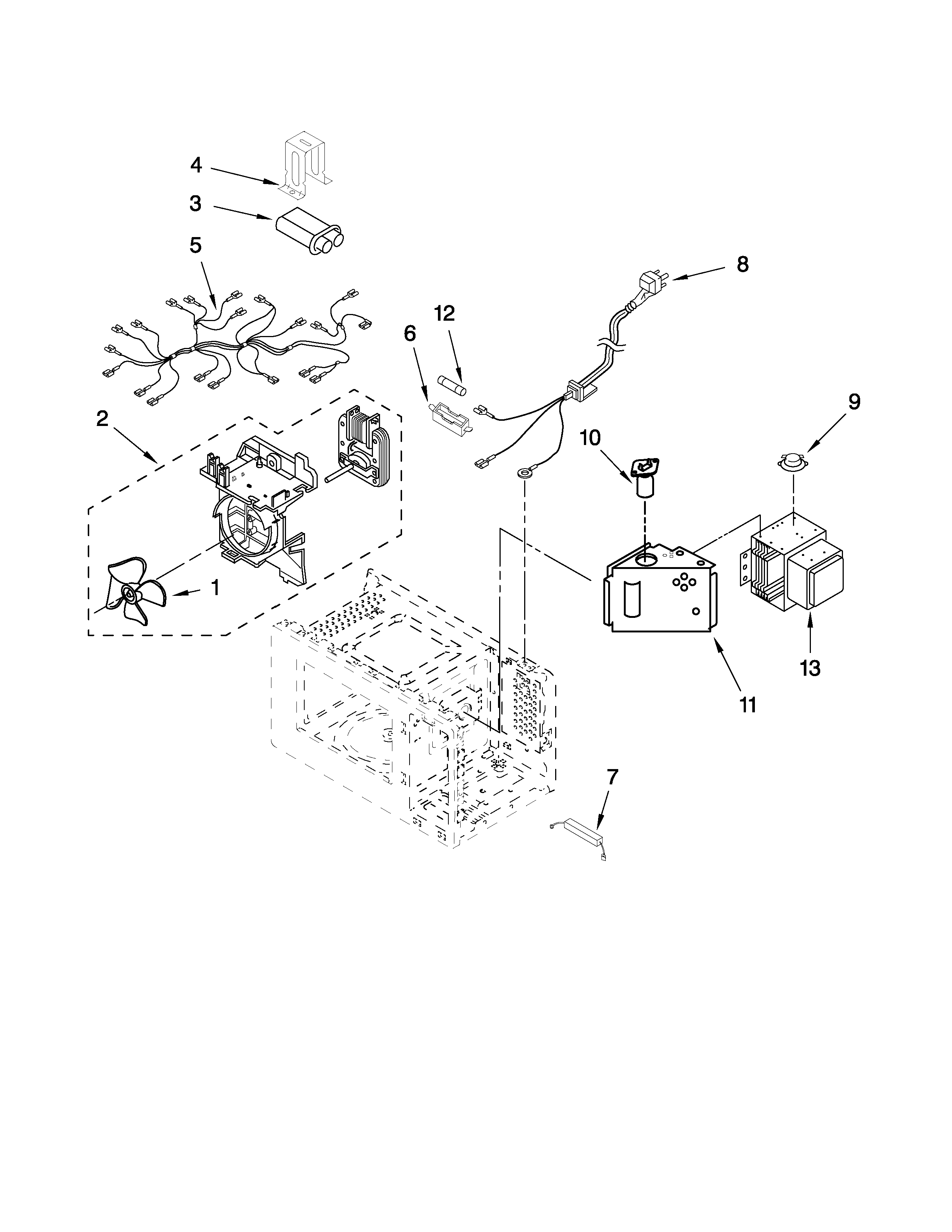 Page - 4 Official Amana AMC5143BCB10 countertop microwave parts | Sears ...