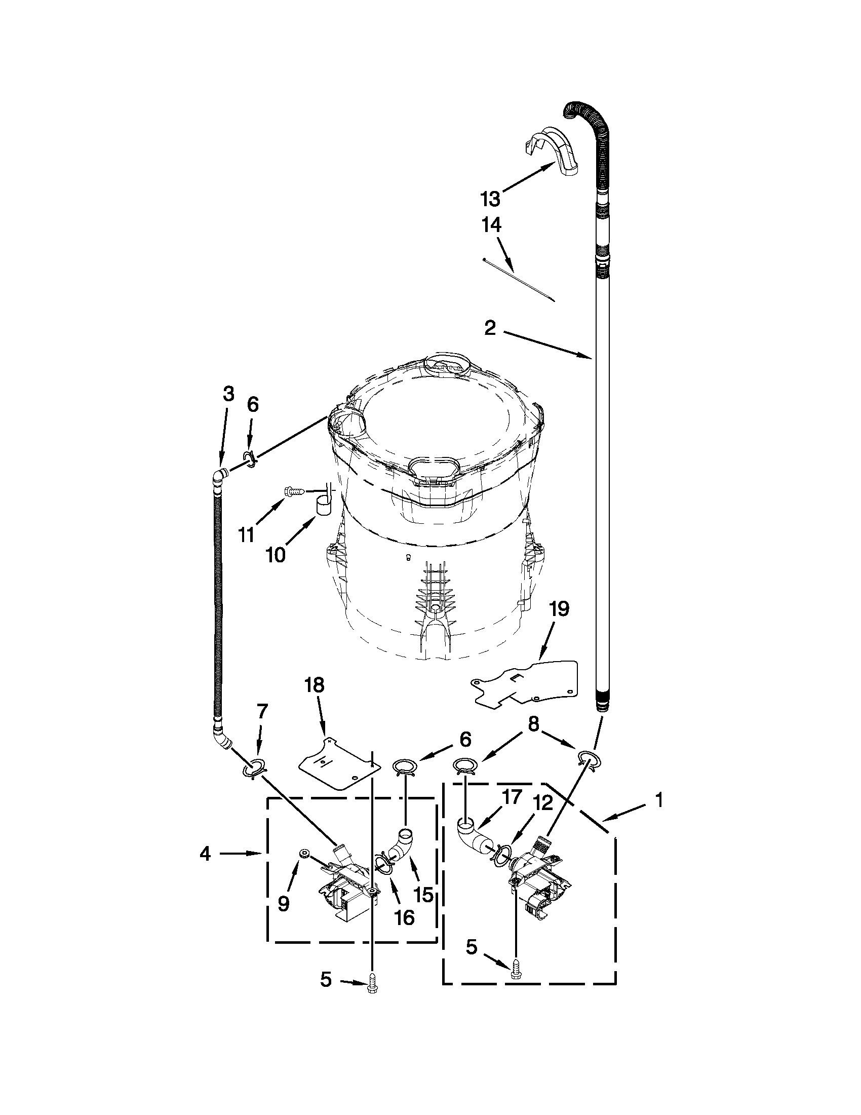 Official Whirlpool WTW8900BC0 washer parts | Sears PartsDirect