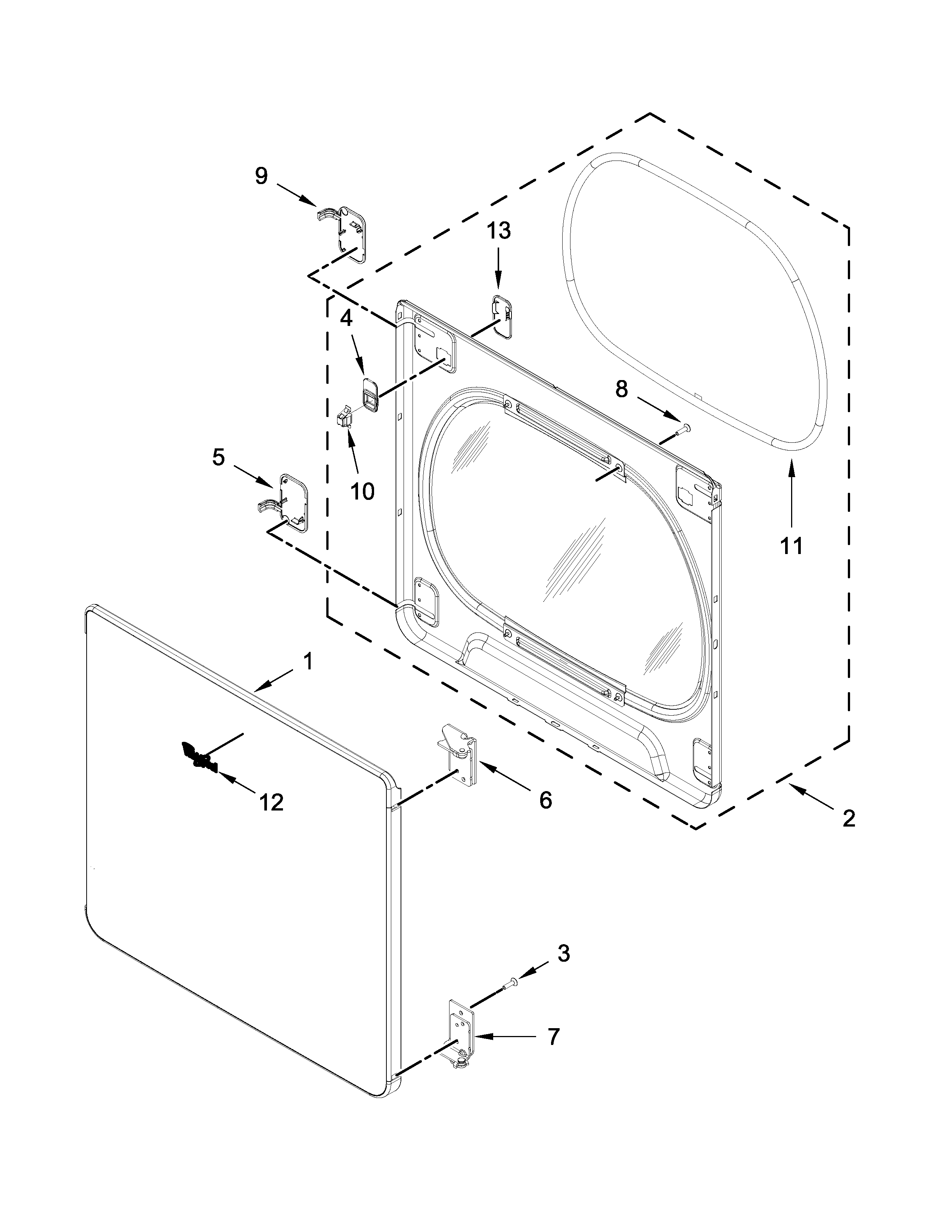 Official Whirlpool WGD8000DW3 dryer parts | Sears PartsDirect