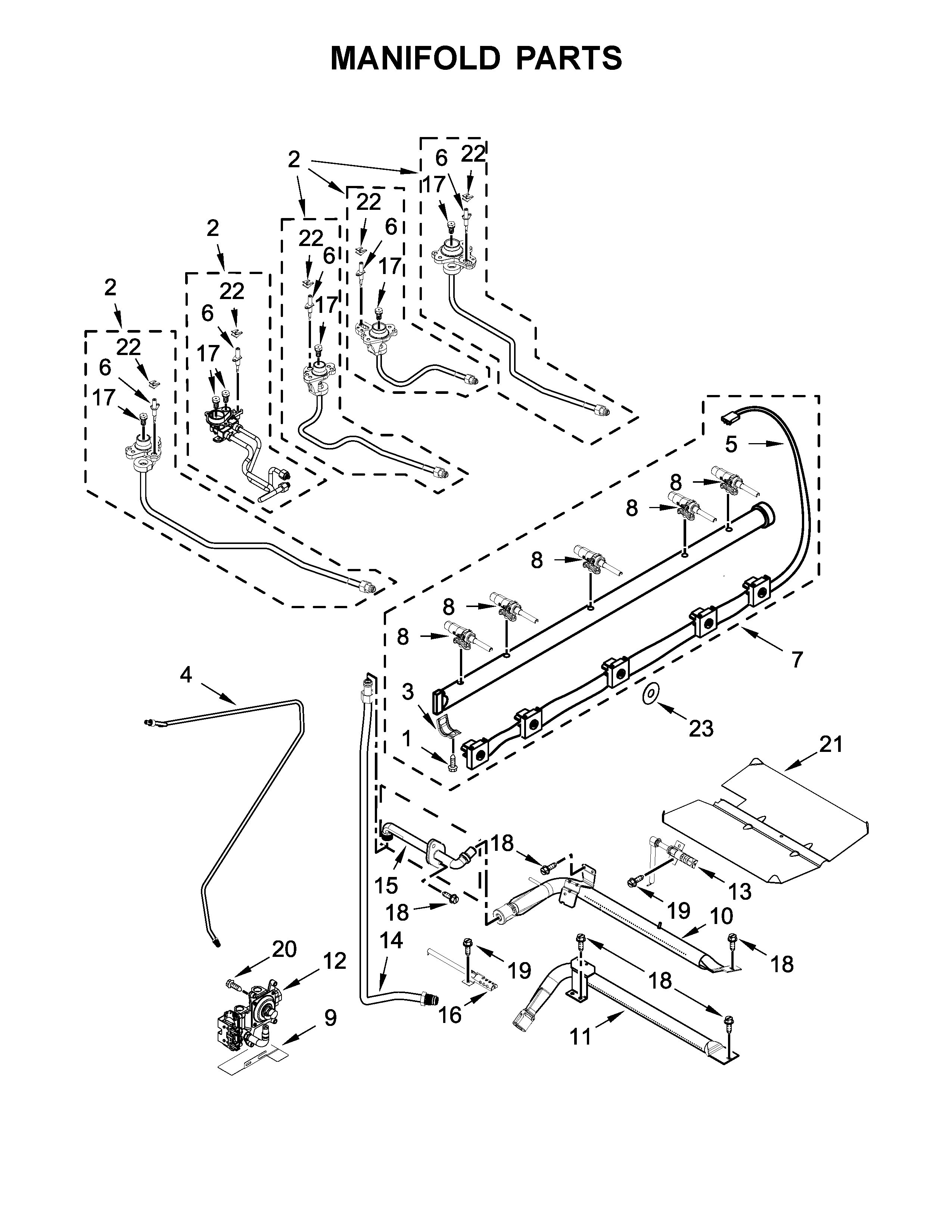 Official KitchenAid KSGG700ESS1 gas range parts | Sears PartsDirect
