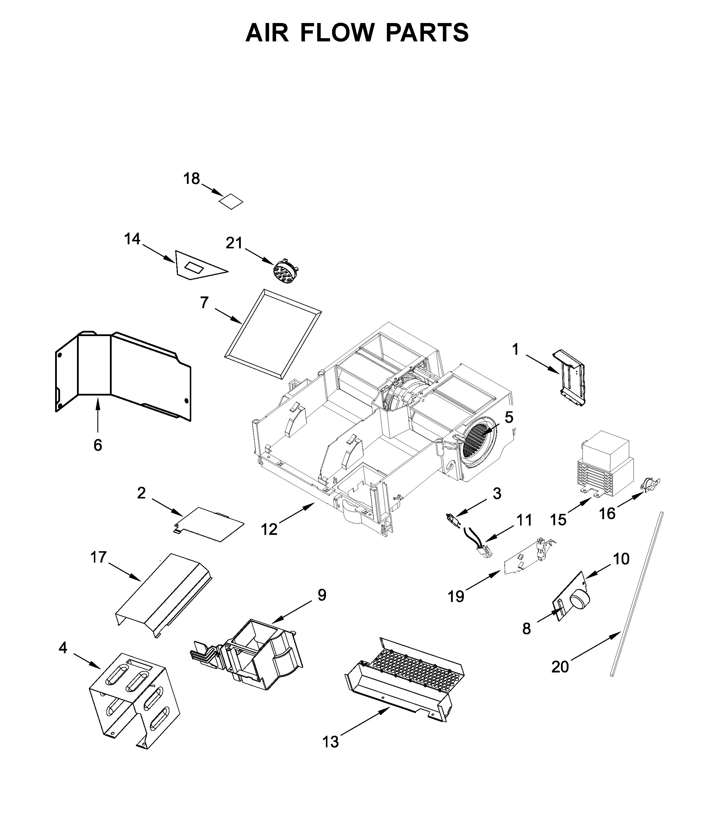 Page - 12 Official Jenn-Air JMV8208CB6 microwave/hood combo parts ...