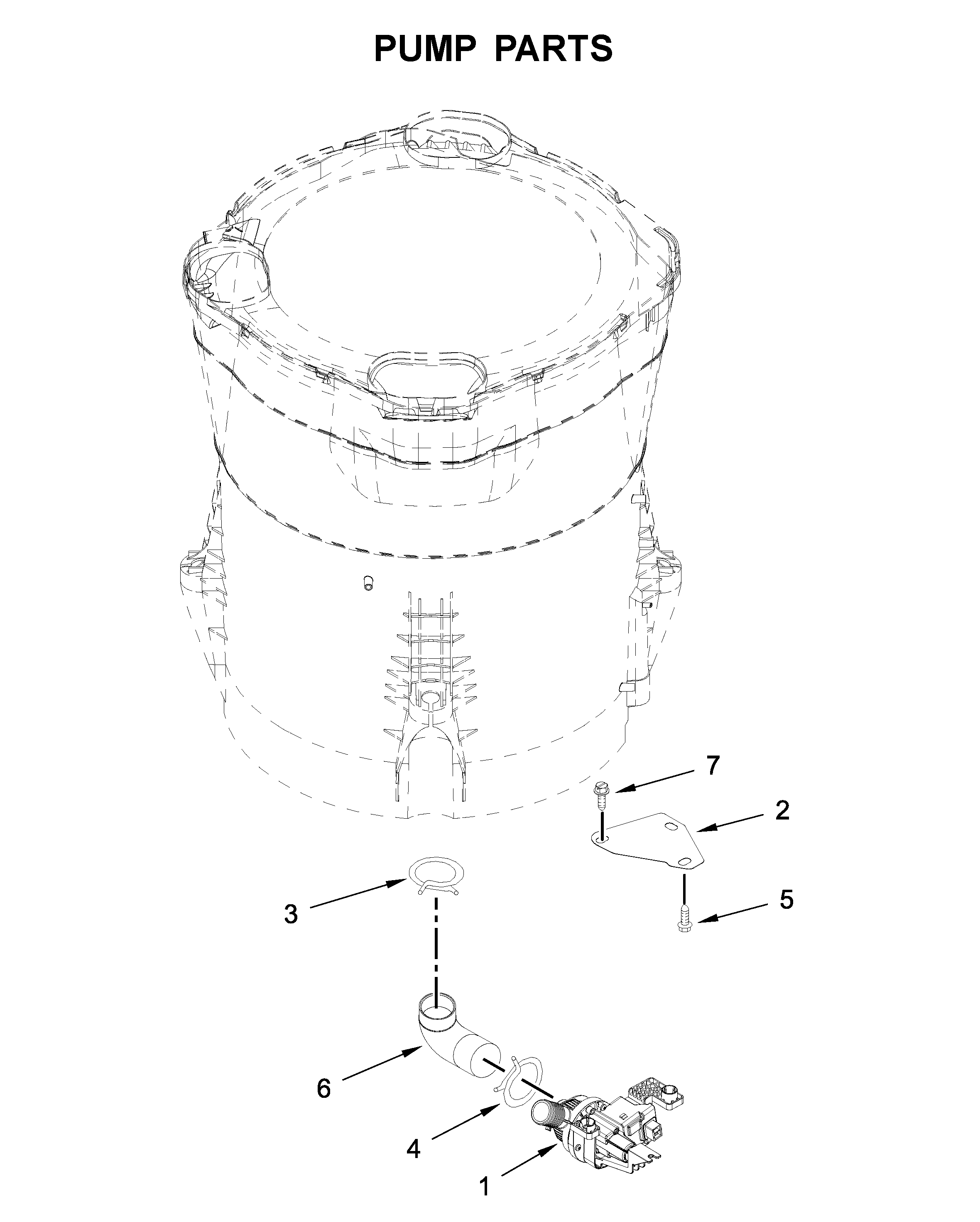 Official Whirlpool WTW7500GC2 washer parts | Sears PartsDirect