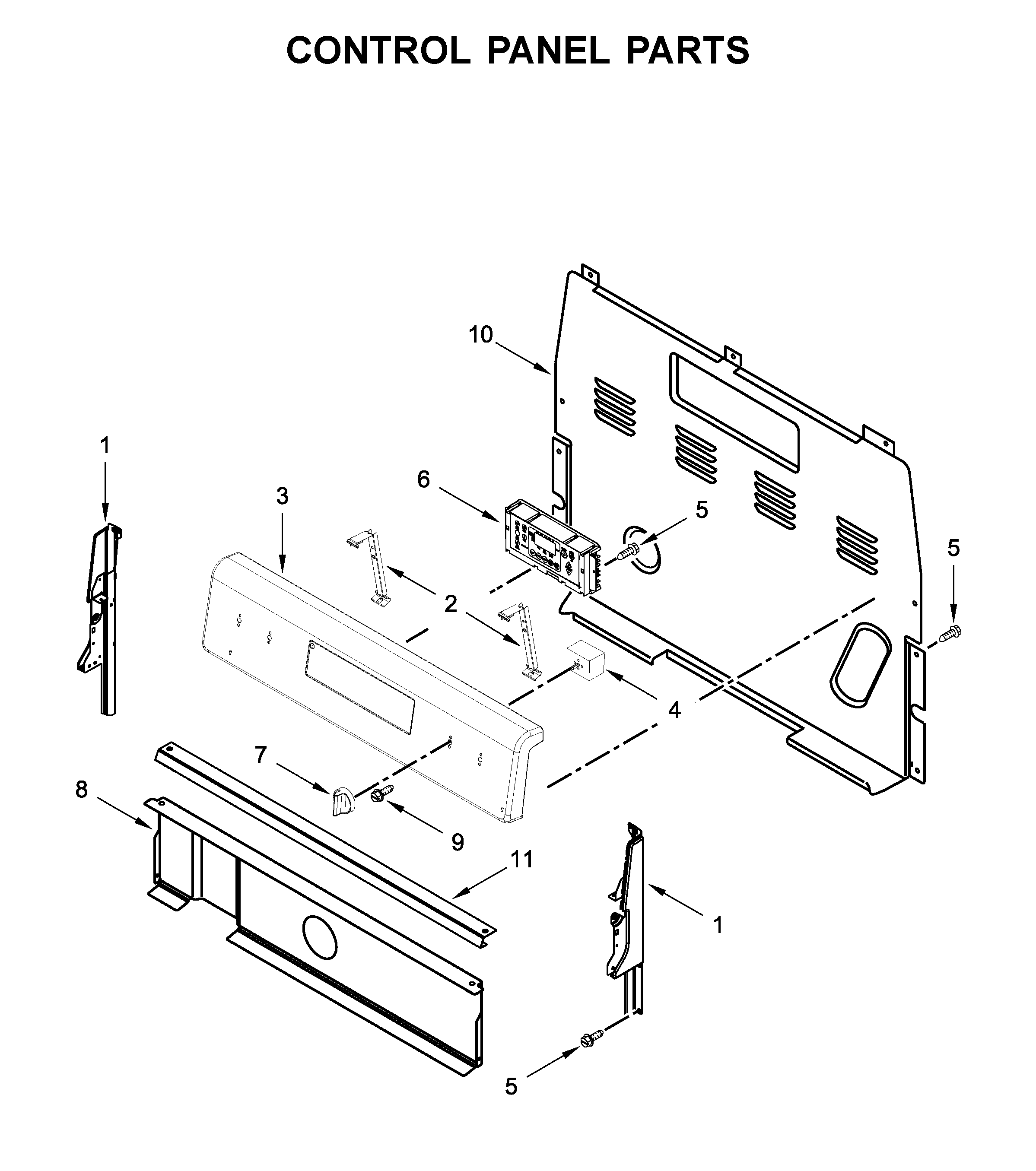 Official Whirlpool WFE320M0JS0 electric range parts | Sears PartsDirect