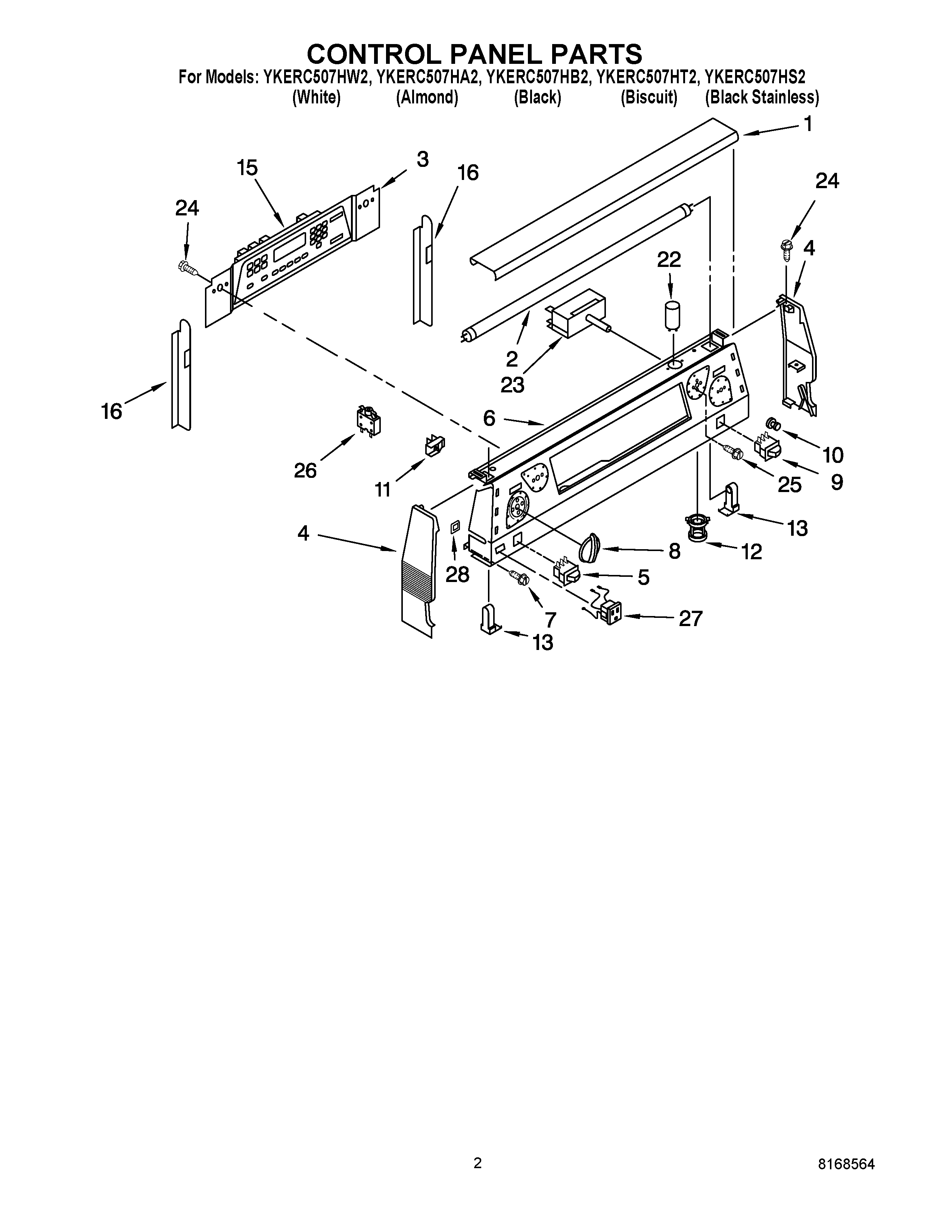 Page - 9 Official KitchenAid YKERC507HA2 electric range parts | Sears ...