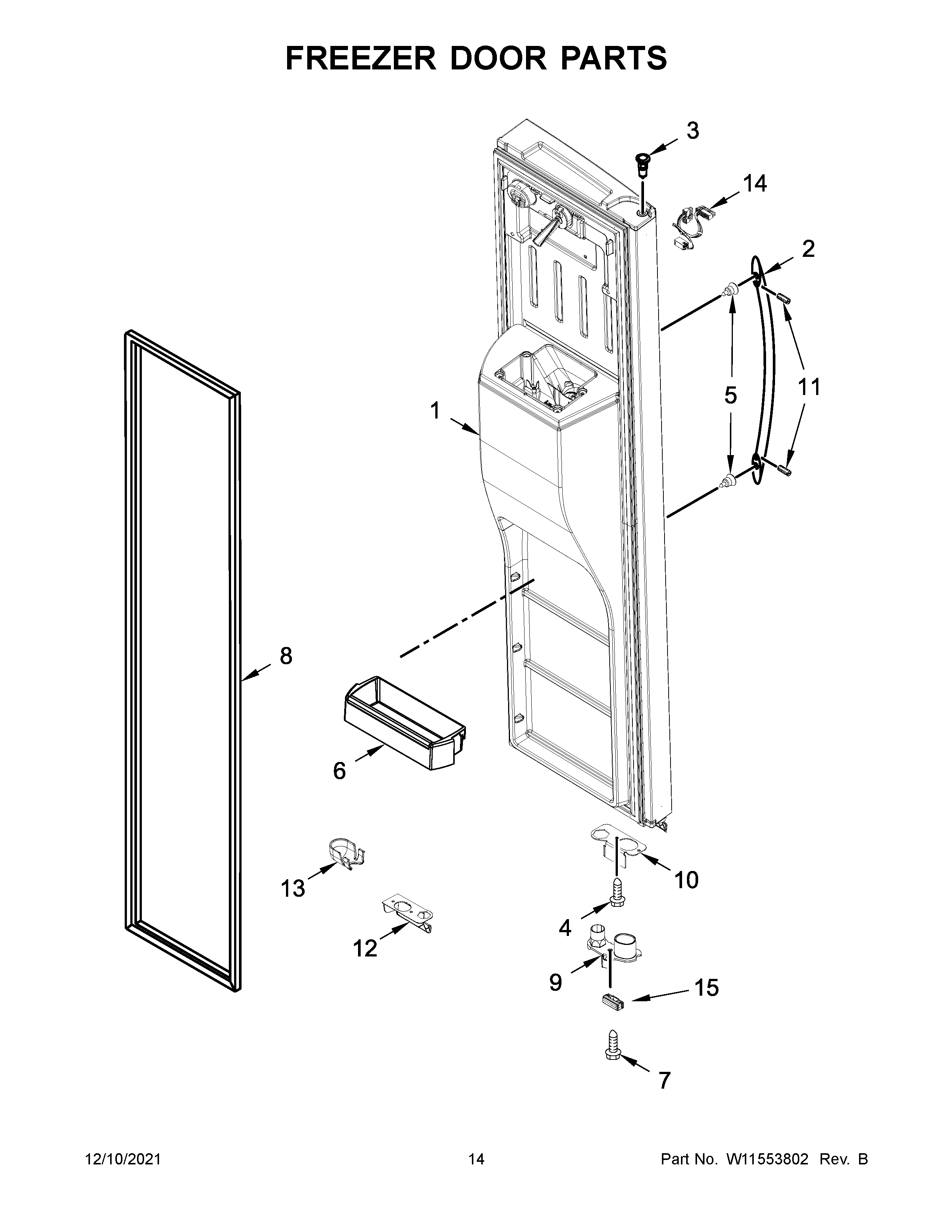 Official Whirlpool WRS571CIHZ04 side-by-side refrigerator parts | Sears ...