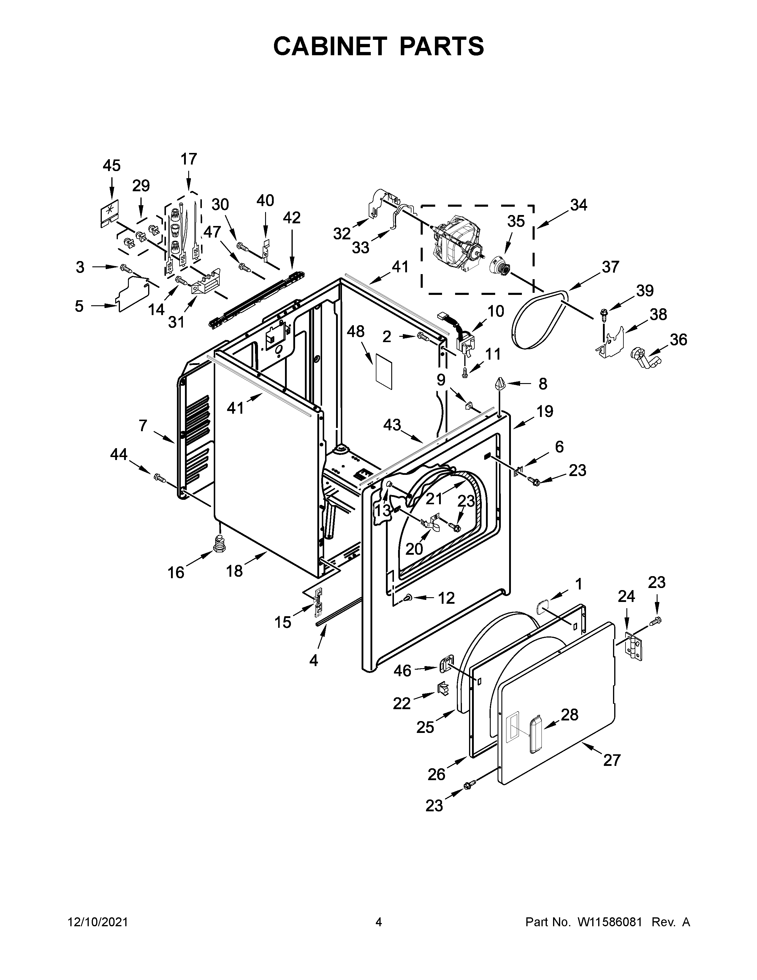 Page - 10 Official Maytag MED6200KW1 dryer parts | Sears PartsDirect