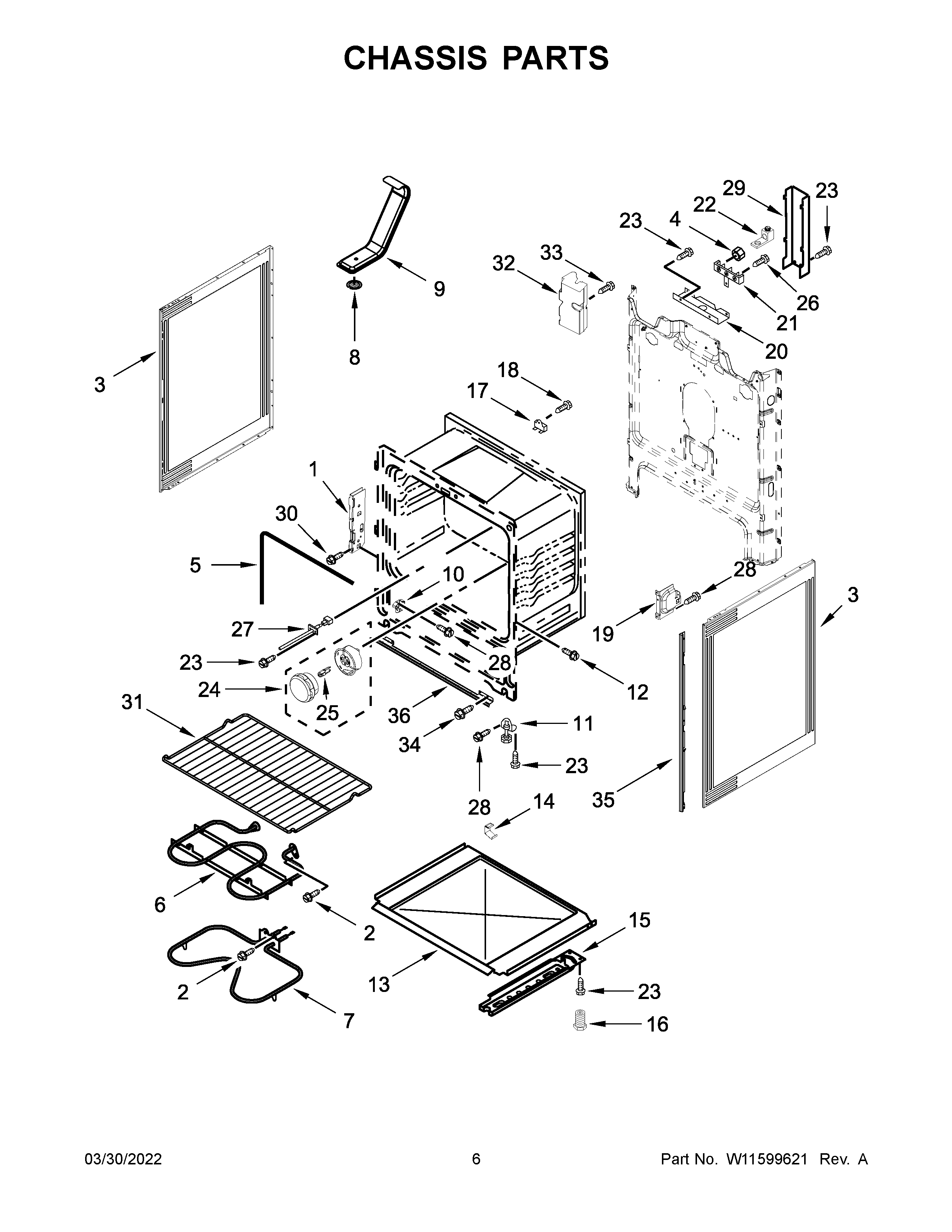 Official Whirlpool WFE505W0JS3 electric range parts | Sears PartsDirect