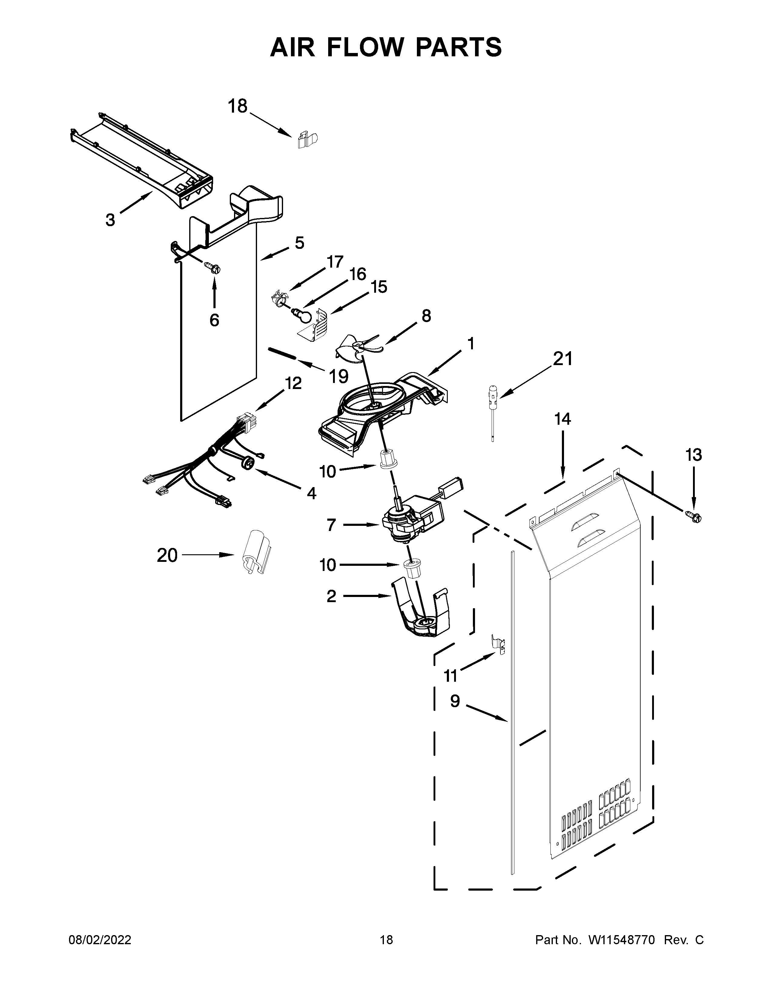 Official Whirlpool WRS588FIHZ04 side-by-side refrigerator parts | Sears ...
