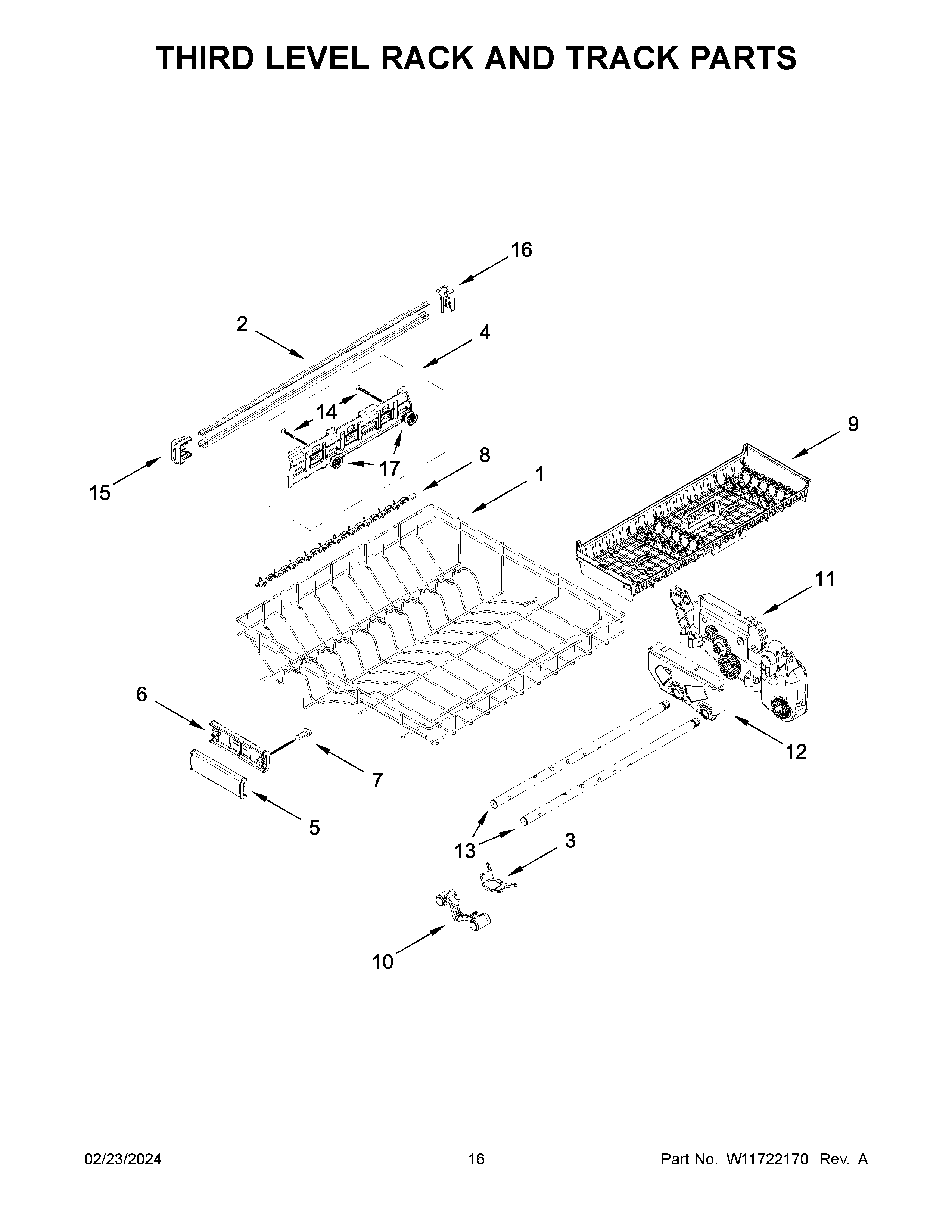 KitchenAid KDTM404KPS3 dishwasher Parts | Diagrams | Sears PartsDirect