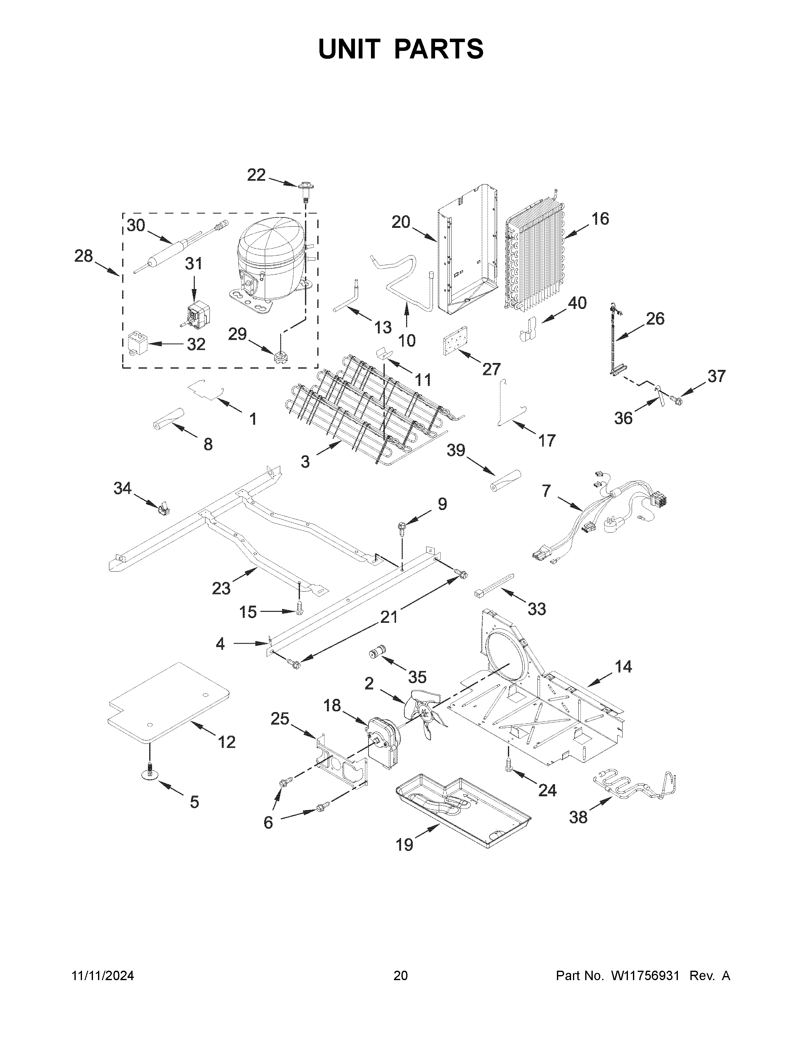 Official Whirlpool WRS315SDHM13 side-by-side refrigerator parts | Sears ...