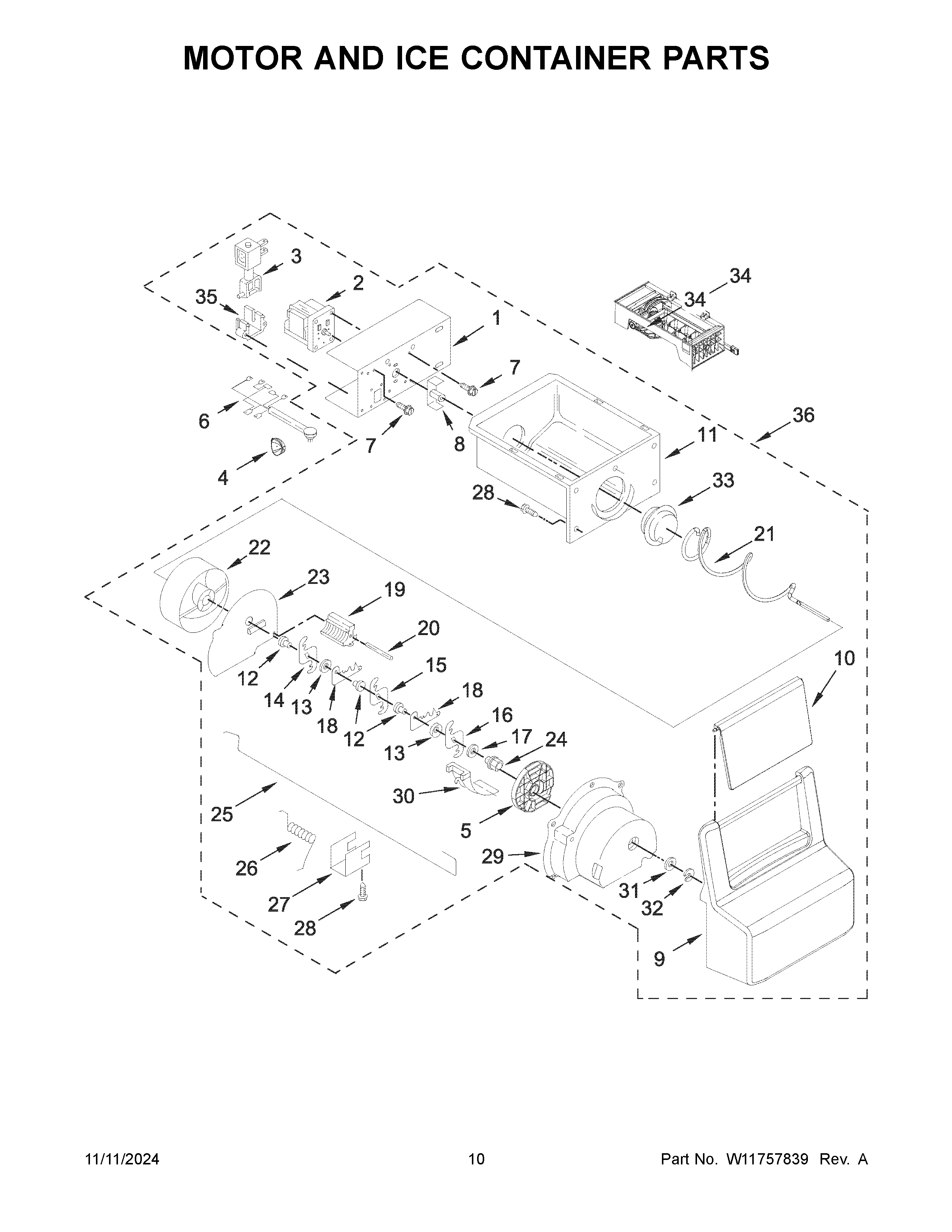 Whirlpool WRS321SDHZ13 side-by-side refrigerator Parts | Diagrams ...