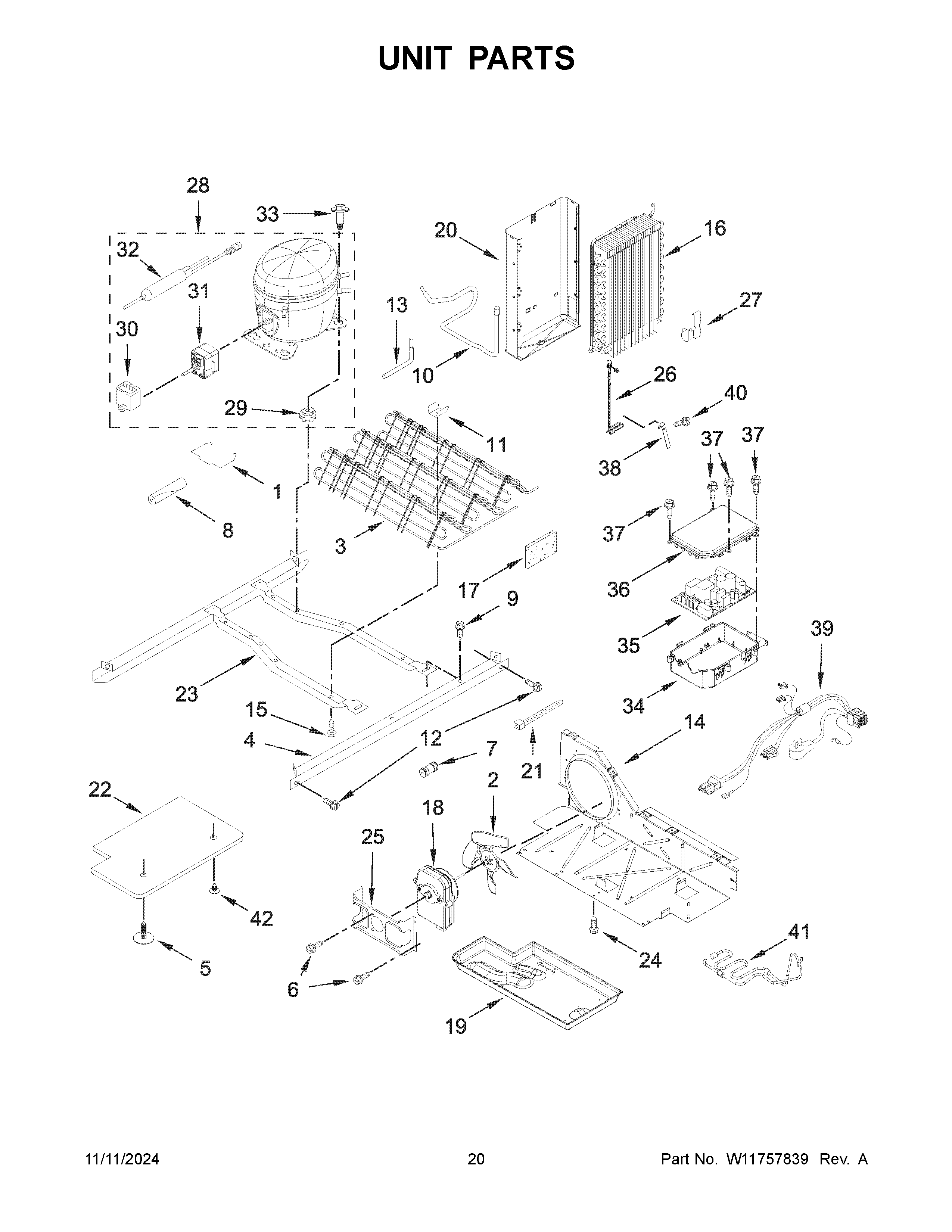 Official Whirlpool WRS321SDHZ13 side-by-side refrigerator parts | Sears ...