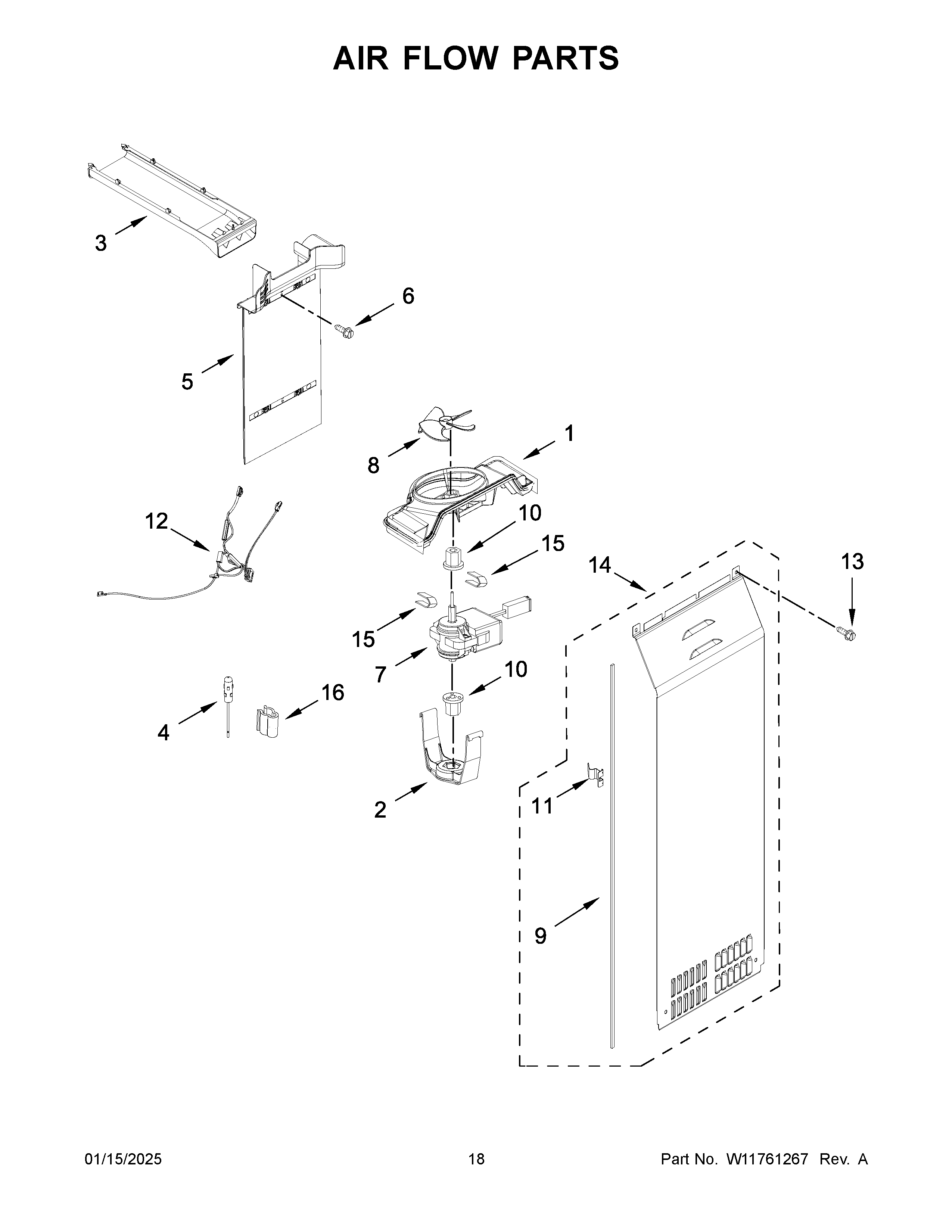 Whirlpool WRSF5536RZ00 side-by-side refrigerator Parts | Diagrams ...