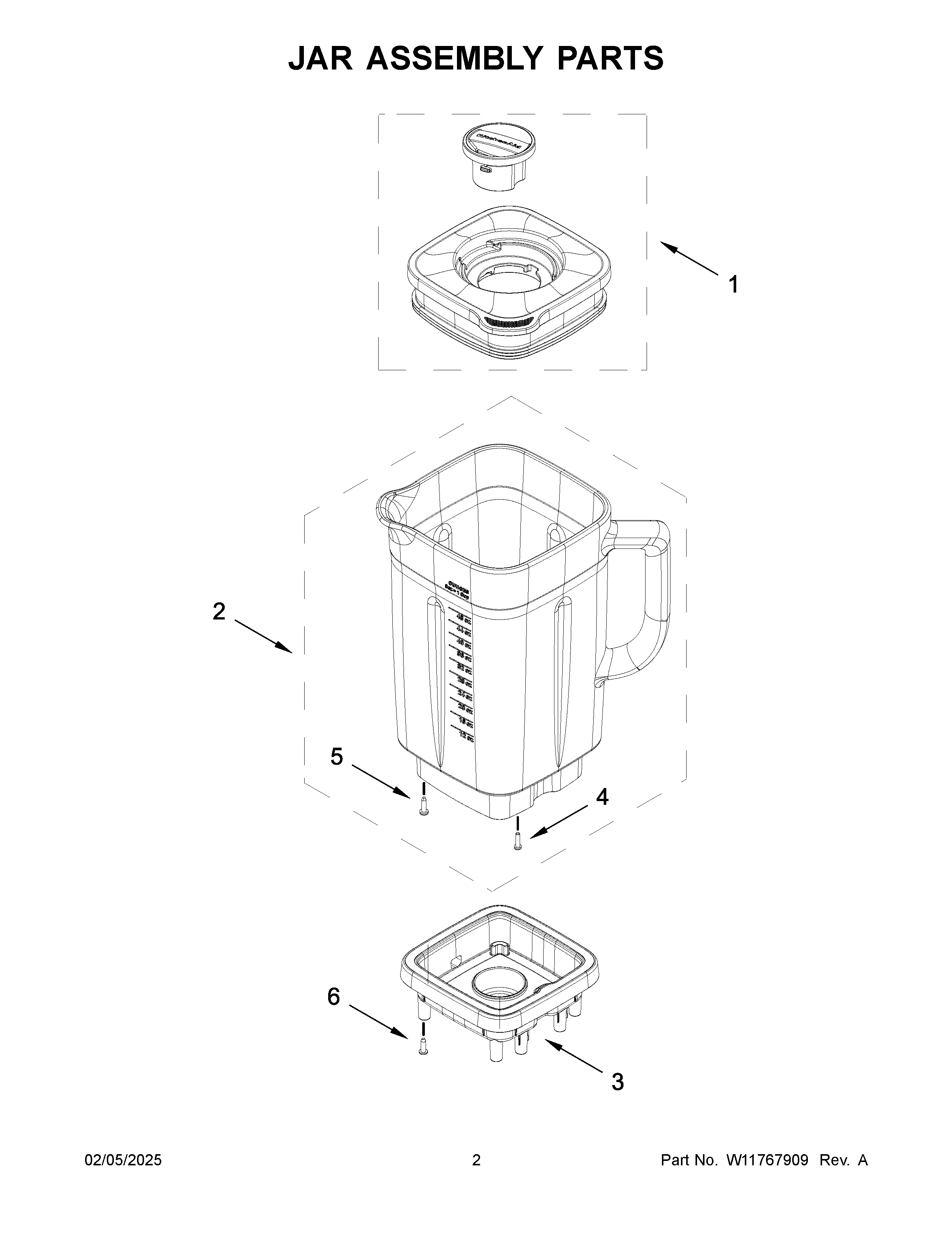 Official KitchenAid 5KSB4026BBK1 blender parts | Sears PartsDirect