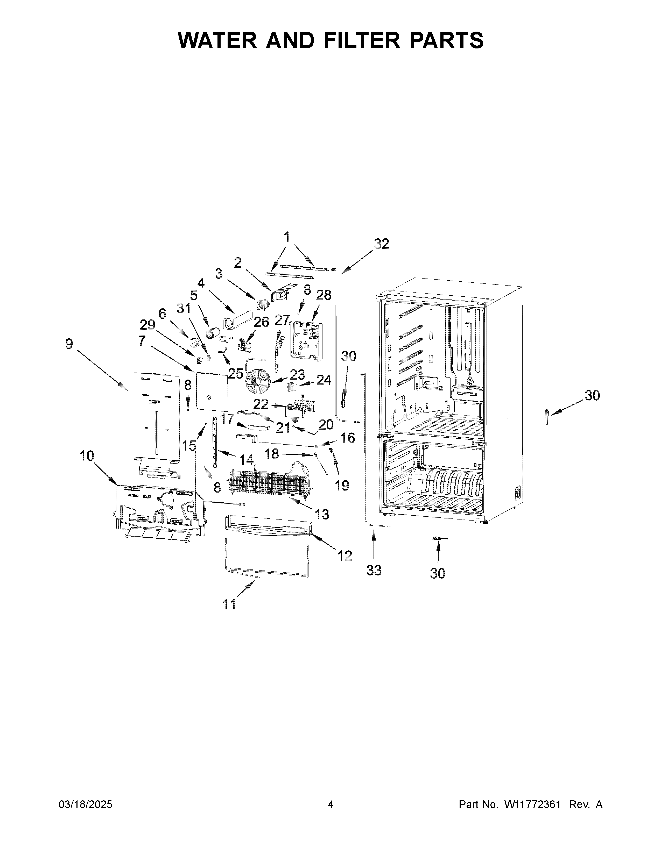 Official Whirlpool WRFF3736SZ00 bottom-mount refrigerator parts | Sears ...