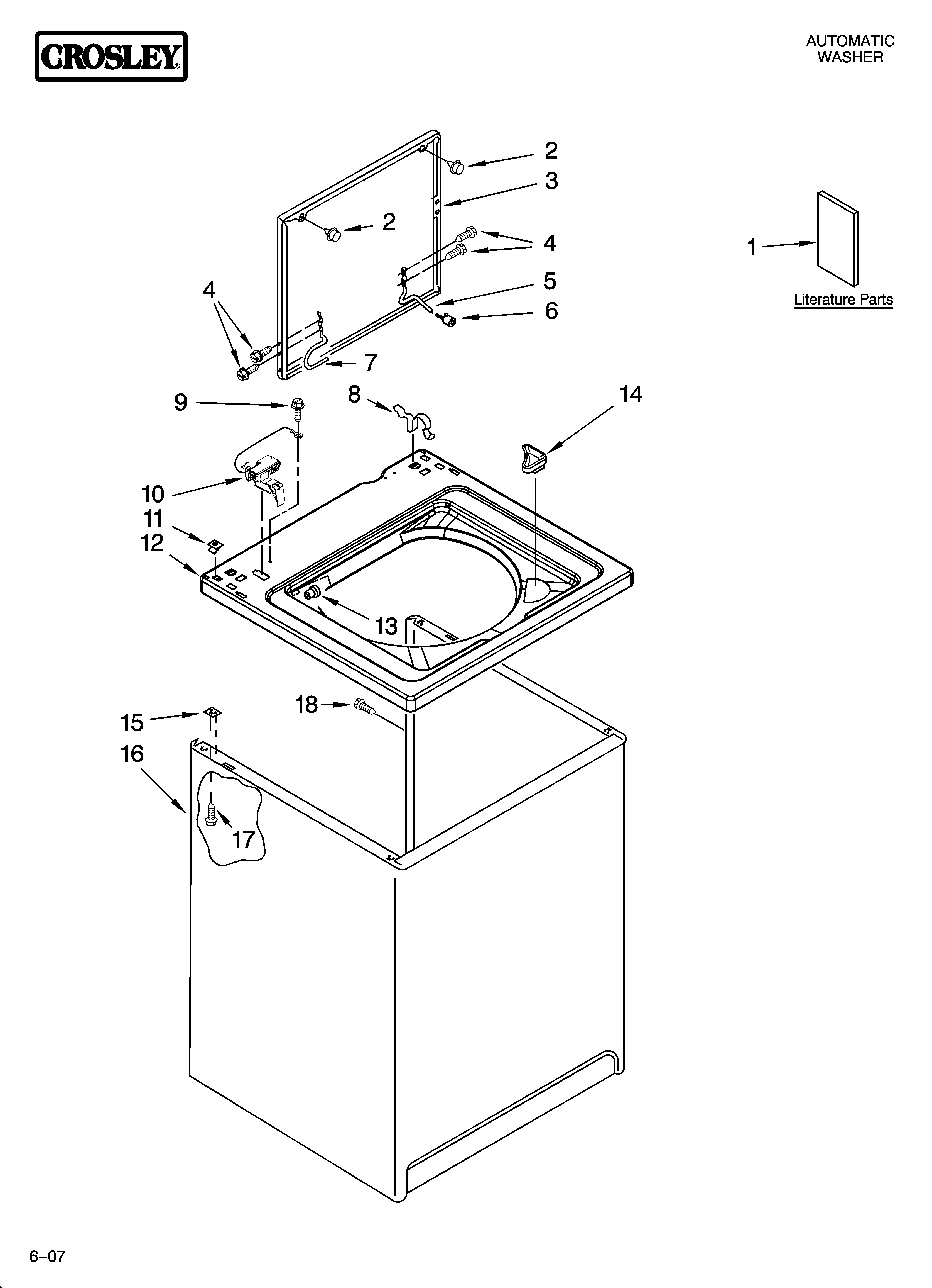 Crosley CAWS522TQ0 washer Parts | Diagrams, Manuals, Installation ...