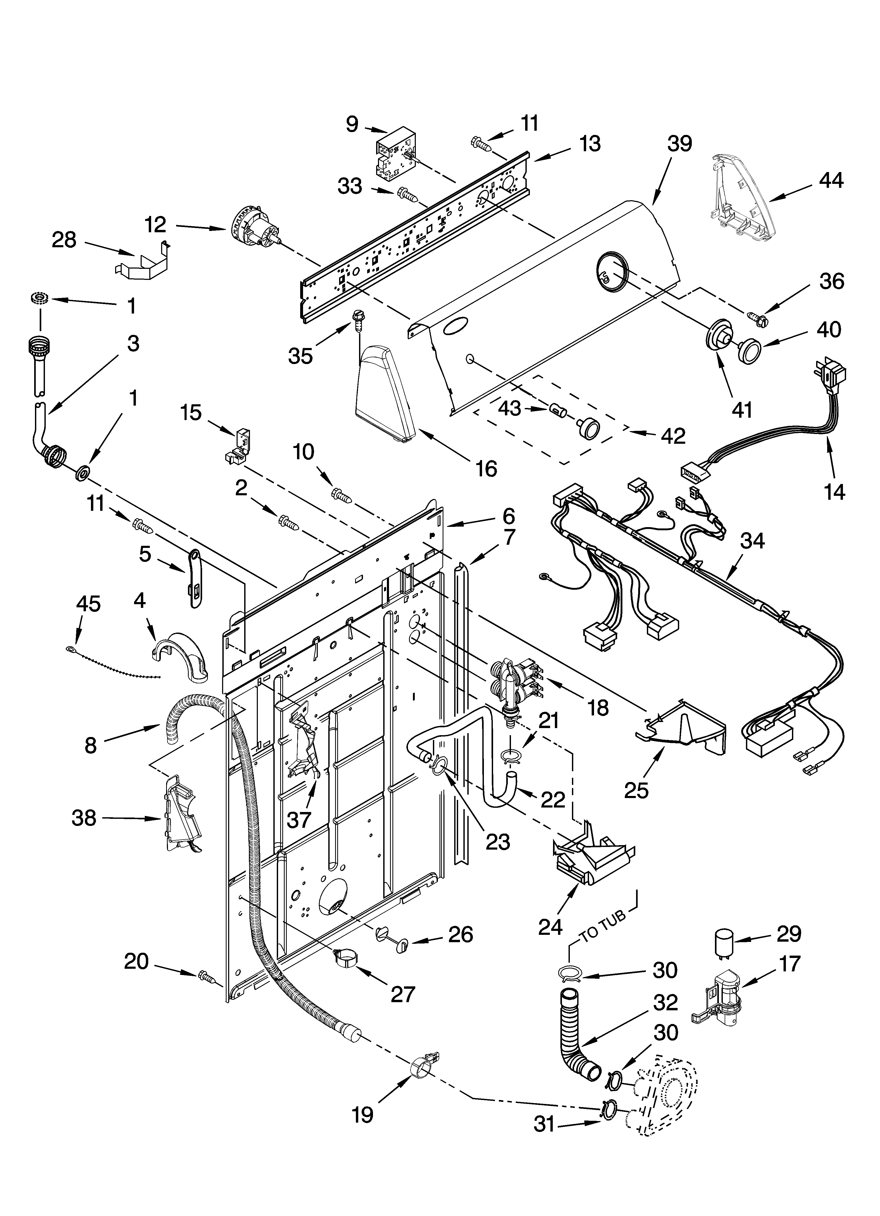 Official Crosley CAWS522TQ0 washer parts | Sears PartsDirect