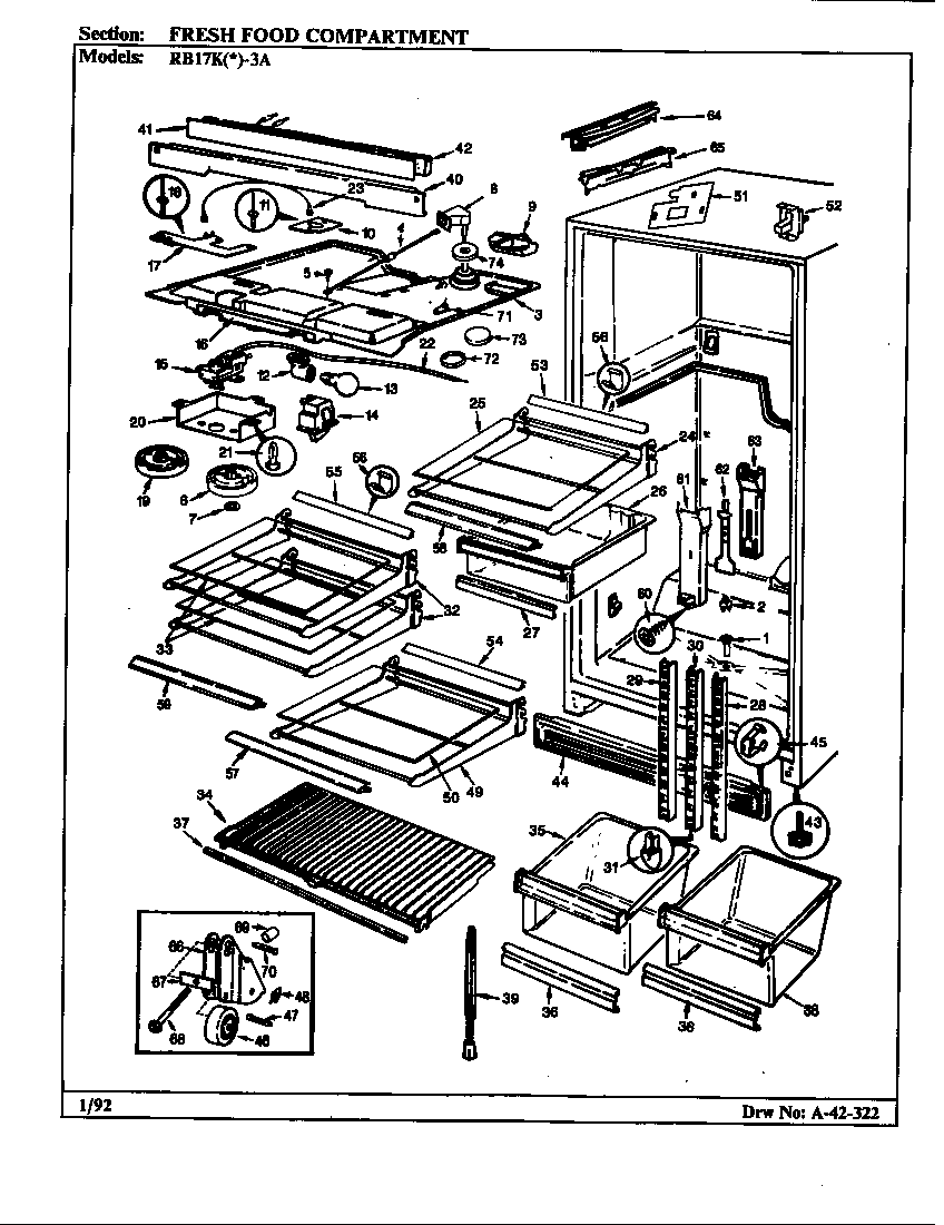 Page - 18 Official Magic Chef RB17KY-3A/BG40A refrigerator parts ...