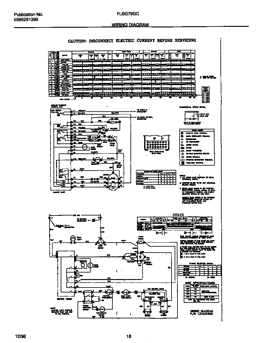 Page - 15 Official Frigidaire FLSG72GCS4 stacked laundry center parts ...