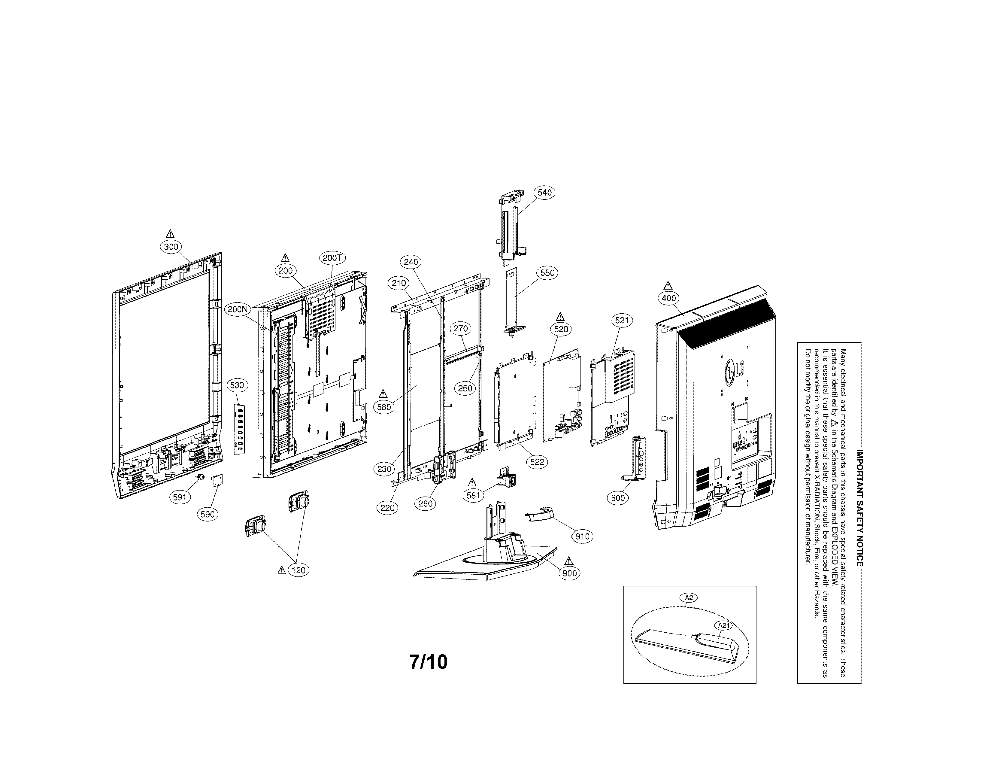 Page - 9 Official LG 32LC50C-UAAUSPLVR lcd television parts | Sears ...