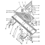 Looking for Ryobi model BT3000-1987 table saw repair & replacement parts?