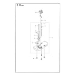 Looking for Husqvarna model 122C gas line trimmer repair & replacement ...