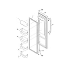 Frigidaire FFHS2611LW7 side-by-side refrigerator parts | Sears Parts Direct
