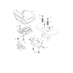 Poulan PP19A42-96046007700 front-engine lawn tractor parts | Sears ...