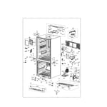 Samsung RF18HFENBSR/AA-00 bottom-mount refrigerator parts | Sears ...