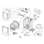 Samsung DVE50M7450W/A3-00 dryer parts | Sears PartsDirect