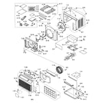 Sharp AF-R85BX room air conditioner parts | Sears PartsDirect
