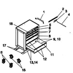 Craftsman 706597090 rolling tool cart parts | Sears PartsDirect