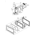 Sharp R-1850A microwave/hood combo parts | Sears PartsDirect