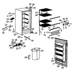 Haier HUM046EA upright freezer parts | Sears PartsDirect