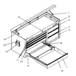 Craftsman 706595660 tool chest parts | Sears PartsDirect