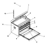 Craftsman 706618761 tool chest parts | Sears PartsDirect