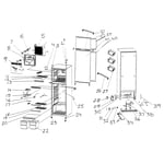 Vissani MCBR1020W compact refrigerator parts | Sears PartsDirect