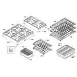 Looking for Thermador model PRD486GDHU/01 range repair & replacement parts?