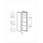 Samsung RS261MDRS/XAA-01 side-by-side refrigerator parts | Sears ...