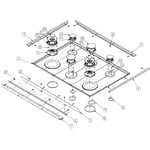 Dacor DRT366SNG gas cooktop parts | Sears PartsDirect