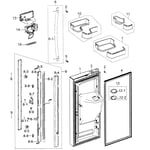 Samsung RFG298AAWP/XAA bottom-mount refrigerator parts | Sears PartsDirect
