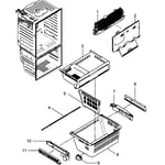 Samsung RFG298HDRS/XAA-00 bottom-mount refrigerator parts | Sears ...
