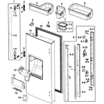 Samsung RF267ABBP/XAA-00 bottom-mount refrigerator parts | Sears ...